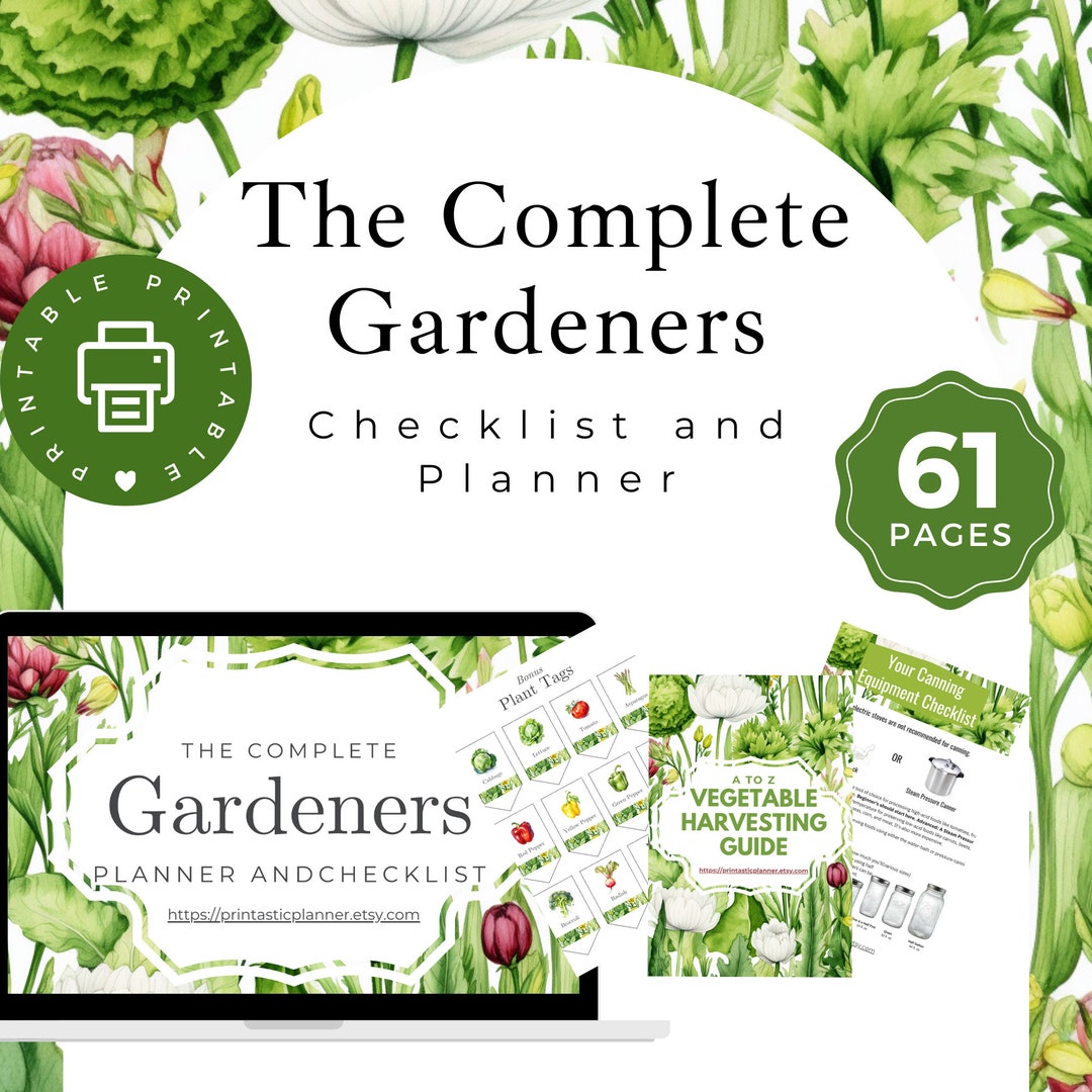 Printable Garden Planner garden Organizer Square Foot Garden Planner ...