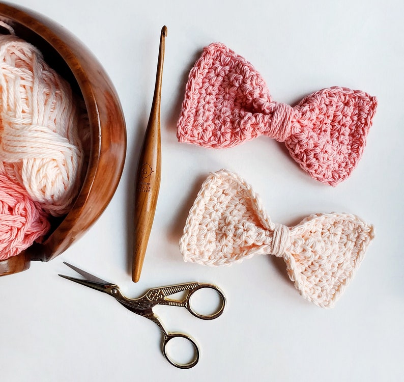 Crochet Bow Keychains - Etsy