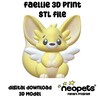 Neopets Faellie Poseable Fabric Doll Kawaii Y2K ITH 4x4 Embroidery ...