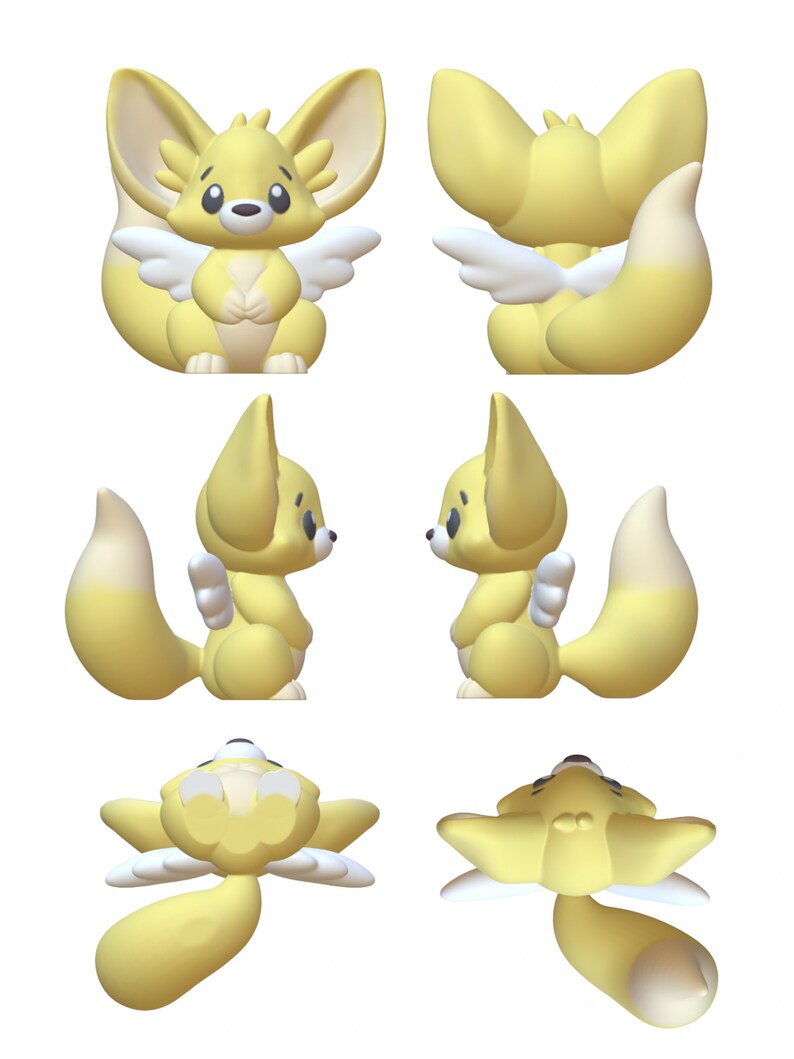 Neopets Faellie Figurine STL 3D Print File Kawaii Y2K Cute Kawaii 2000s ...