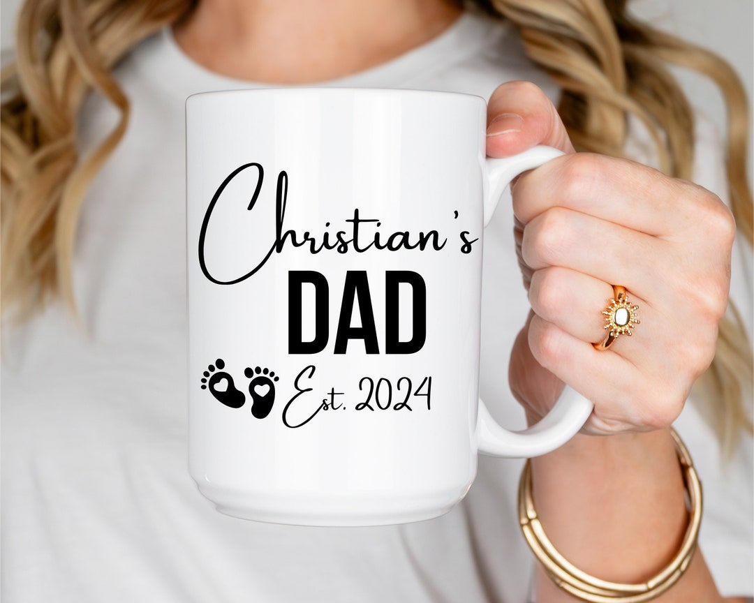 Personalized Dad Mug, Father's Day Mug, Custom Dad Mug, Father's Day ...