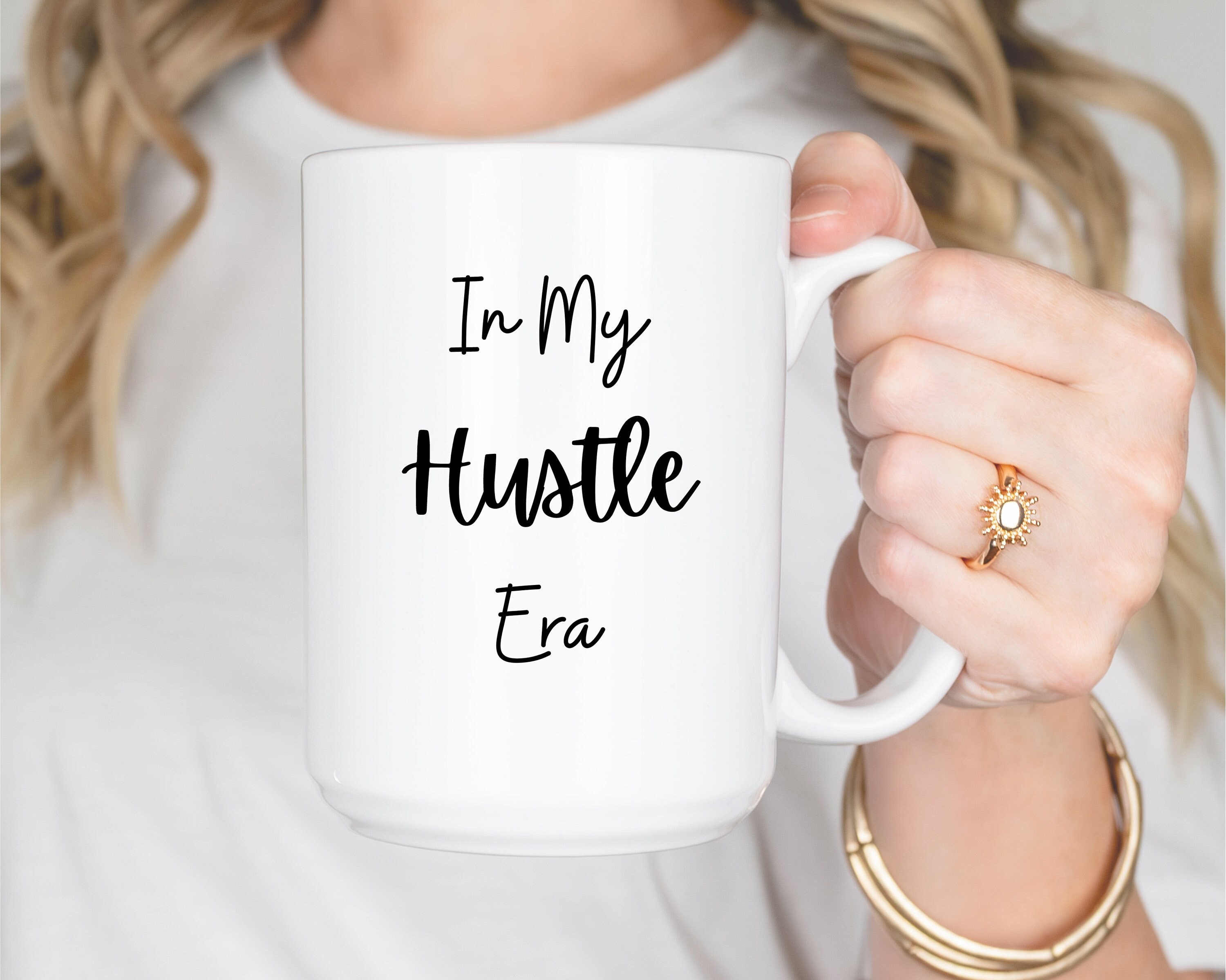 In My Hustle Era 15oz Mug, Inspirational Mug, Coffee Mug for Business ...