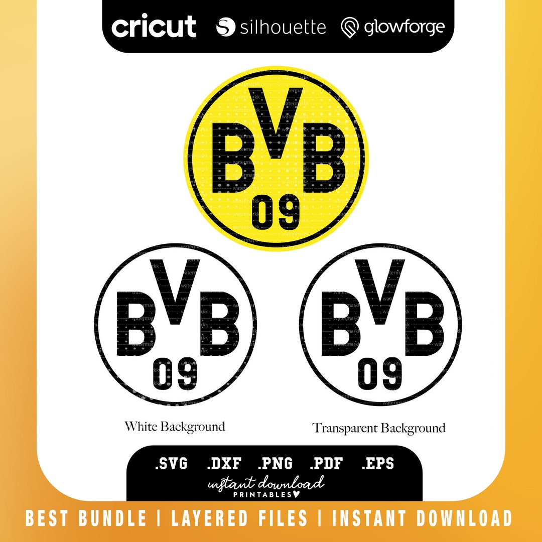 Logo, Borussia SVG , Football Logo, Sticker, Silhouette Vector, Cricut ...