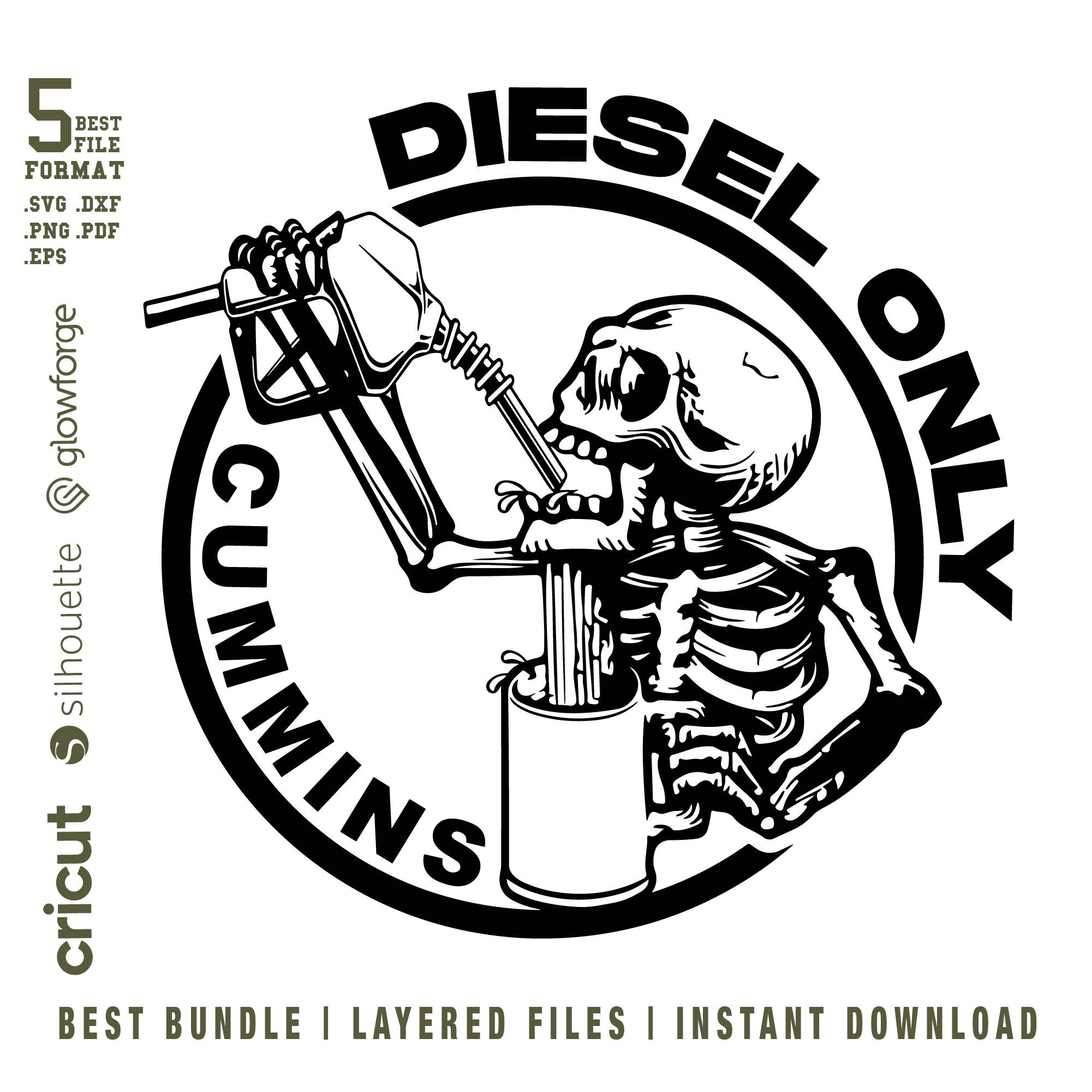 SVG Cummins Logo SVG and 300 Dpi Png Formats Ready to Use for Cricut ...