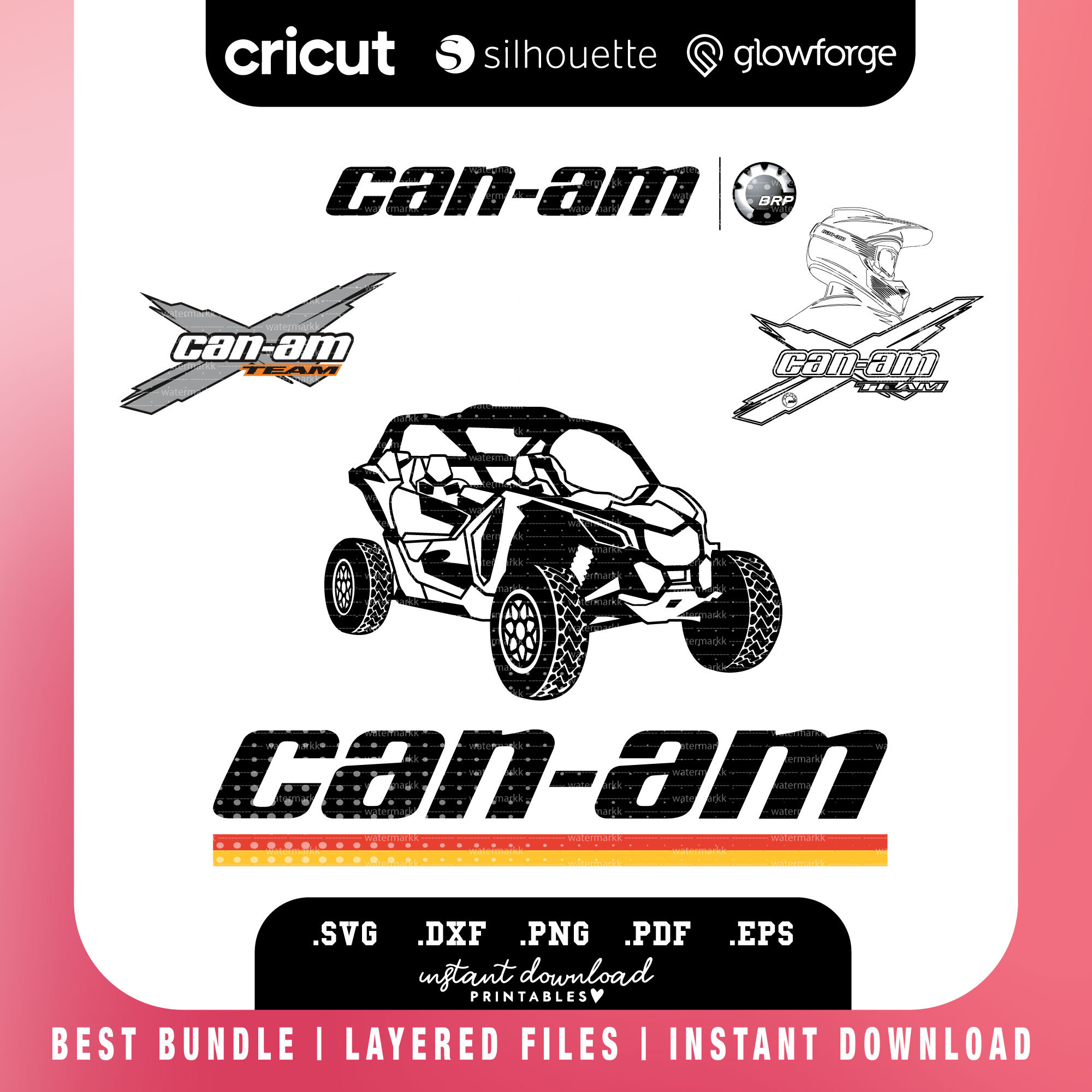 Logo, Can-am SVG, PNG, DXF, Cnc Decal, Car Logo, Sticker, Silhouette ...