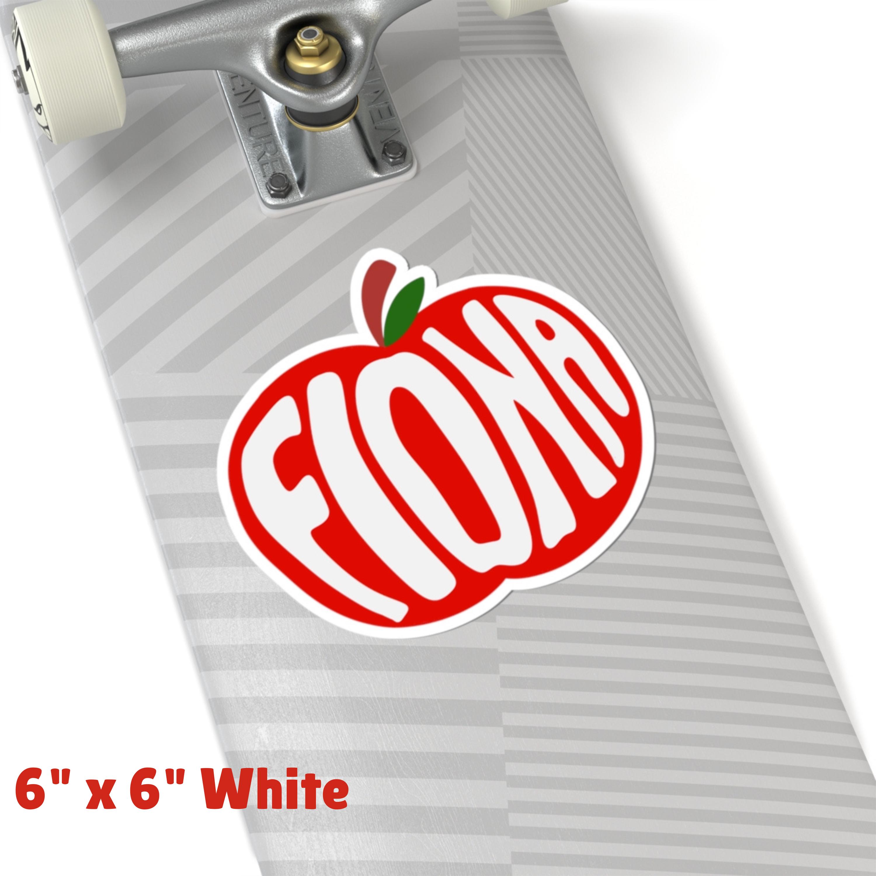 Fiona Apple Inspired Sticker | Red Apple Vinyl Sticker | Laptop & Water ...