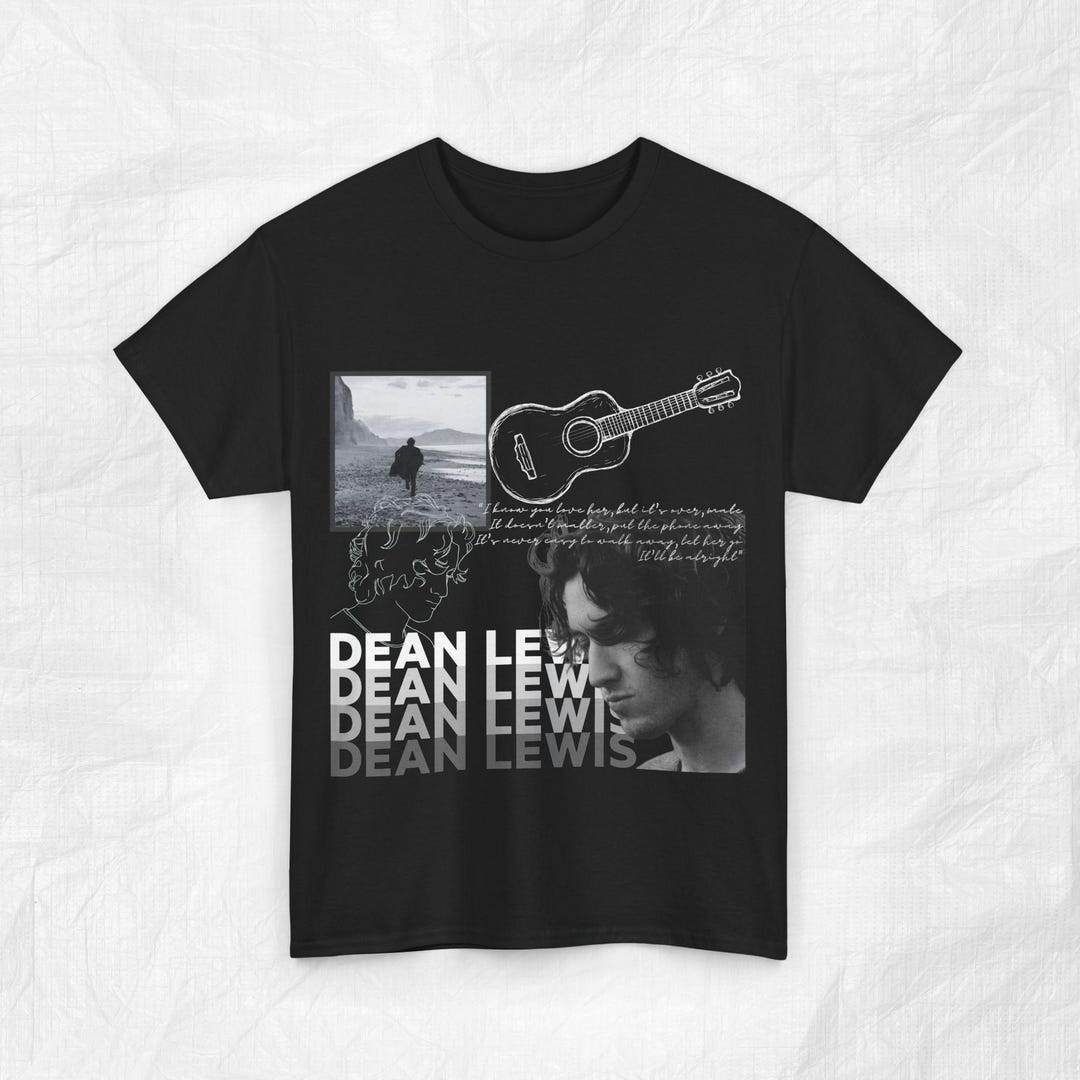 Dean Lewis Inspired the Epilogue Album T-shirt | Be Alright Lyrics Tee ...