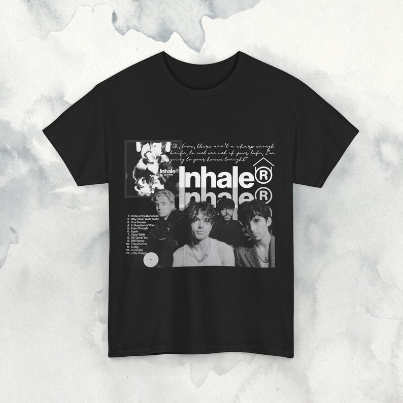 Inhaler-inspired "open Wide" Album Art T-shirt | Fan US Tour Tee ...