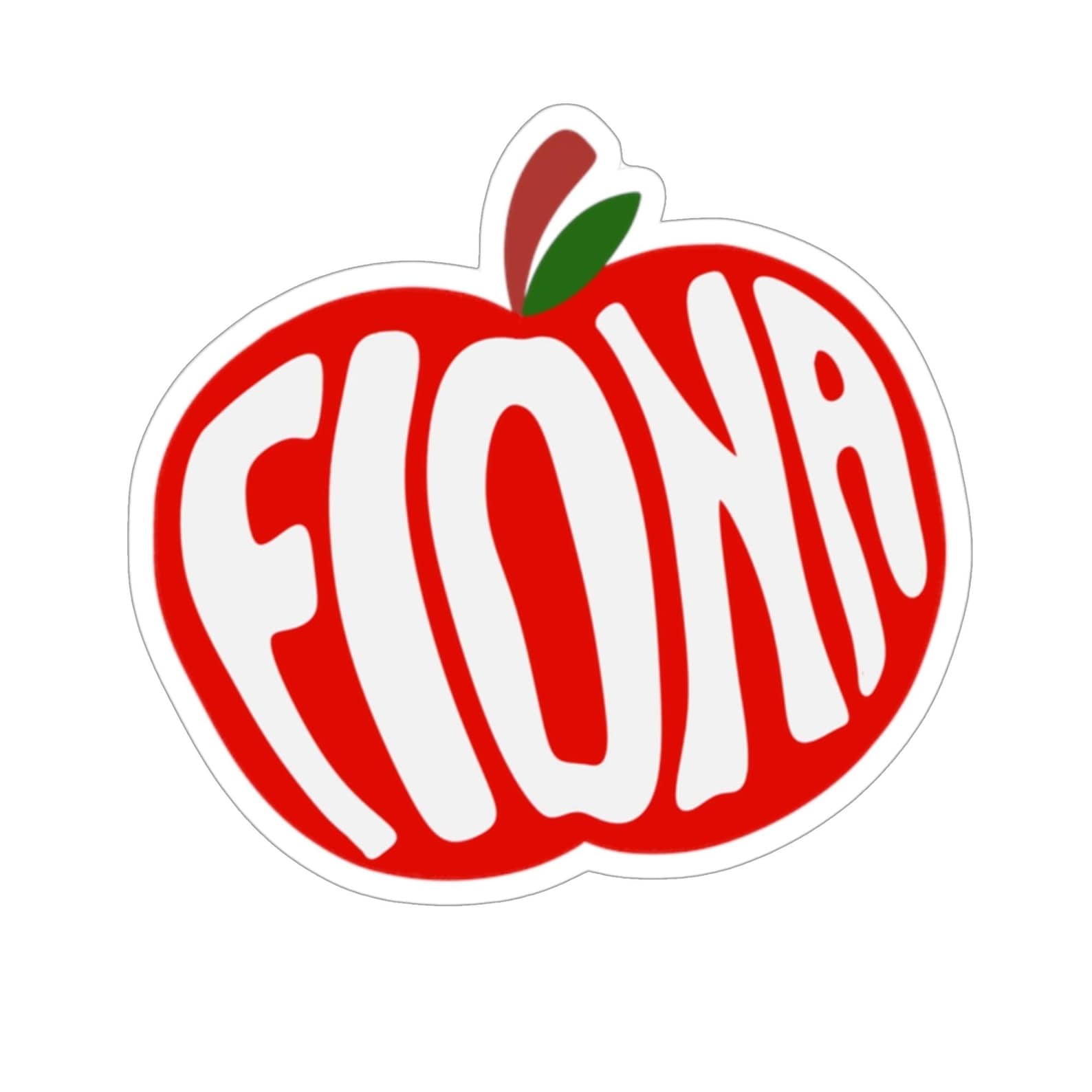 Fiona Apple Inspired Sticker | Red Apple Vinyl Sticker | Laptop & Water ...