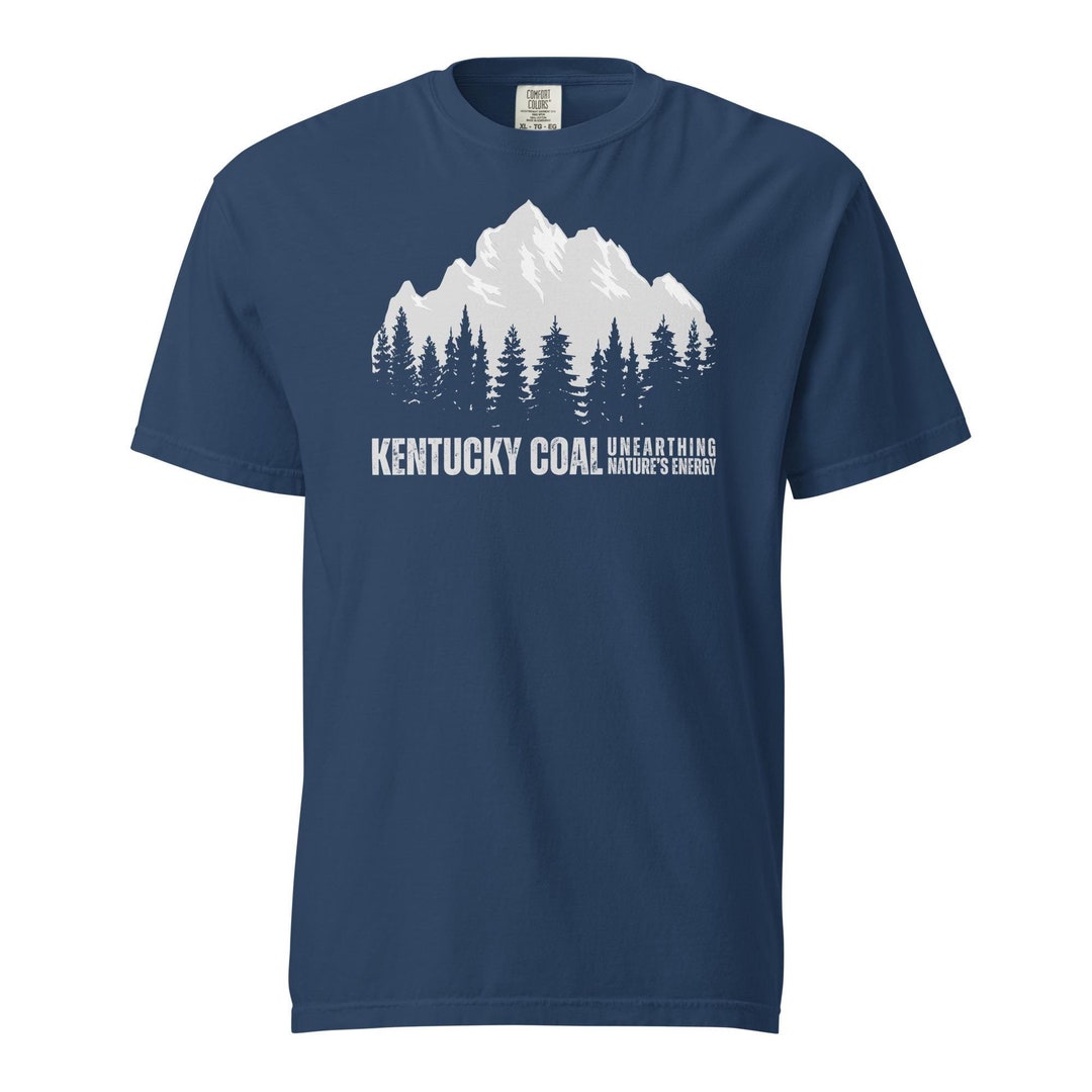 Kentucky Coal Mining Shirt Rugged Mountain Coal Miner Comfort Colors ...