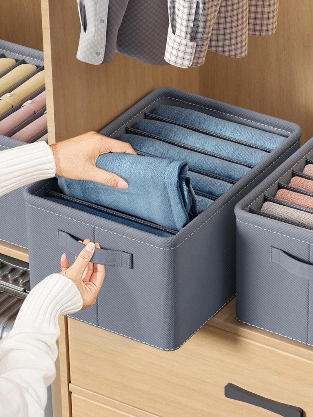 Pants Storage, Shirt Storage Box, Thickened Compartment Storage Box - Etsy