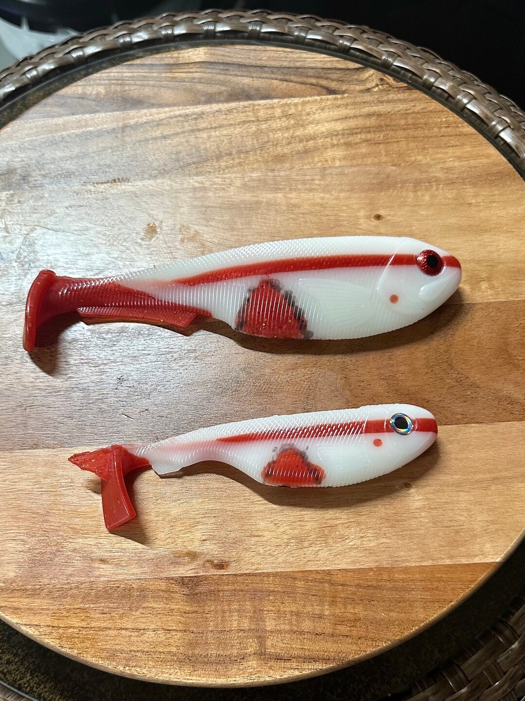 Muscle Fish Swim Baits, 6little Giant and 8mauarauder in Once Bitten ...