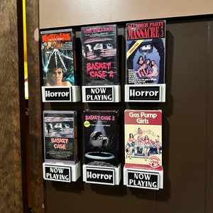 Pack of 2 Glow in the Dark VHS Wall Mounts - Etsy