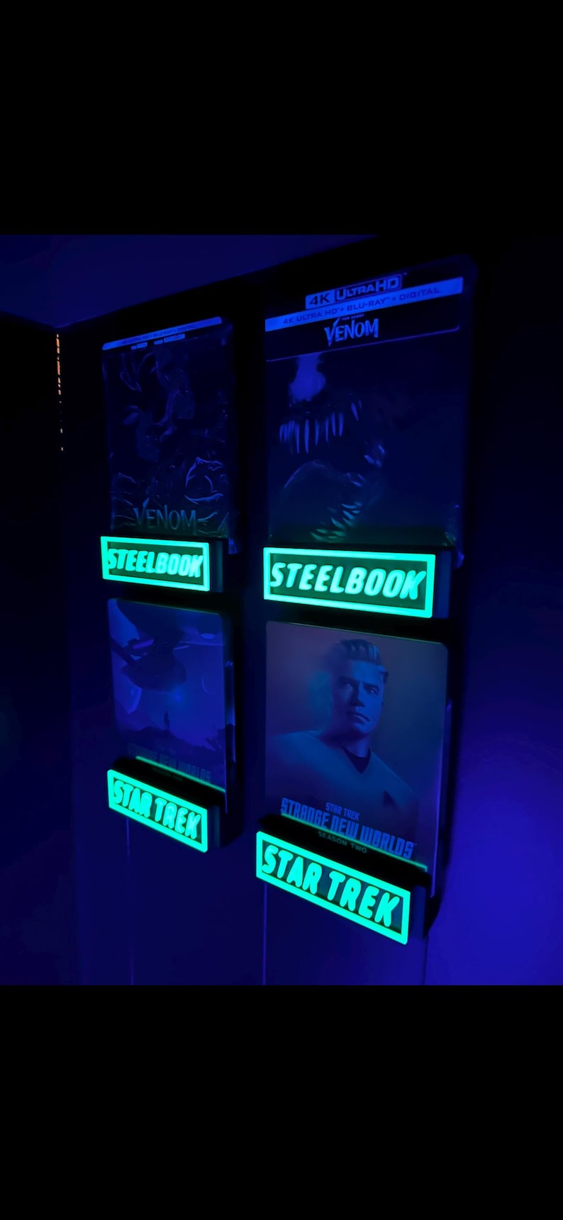 Blu-ray Steelbook Wall Mount Stand (pack of Two) - Etsy