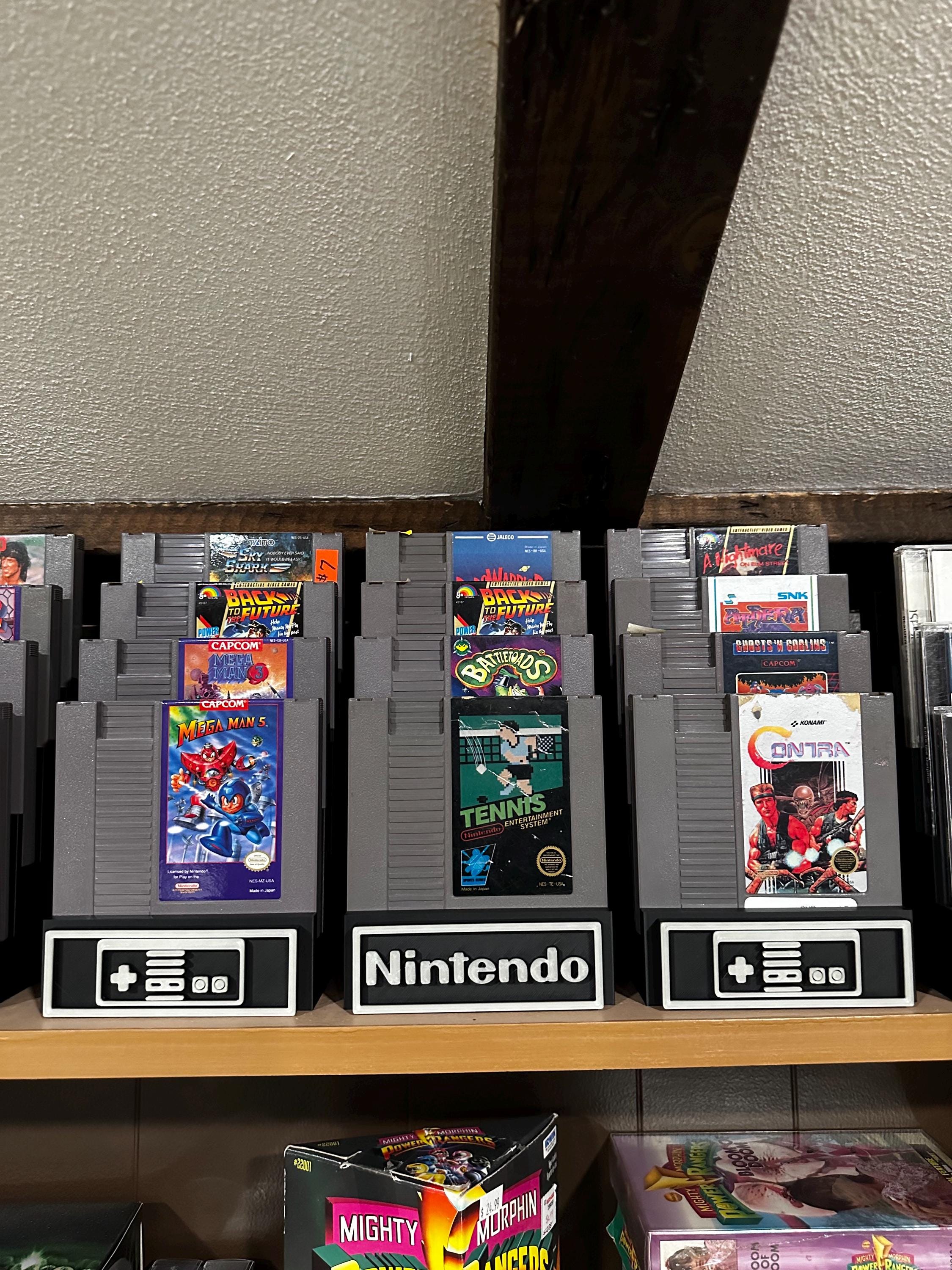 NES Game Cartridge Holder Stand (4 Holder) Glow in the Dark - Etsy