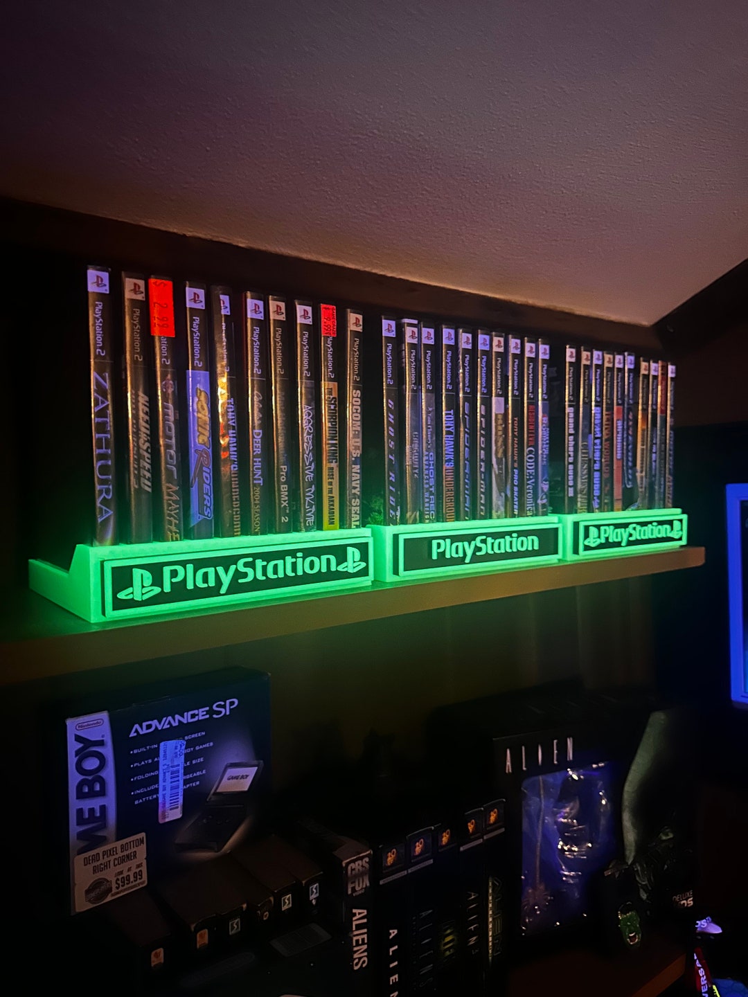 Playstation 2 Glow in the Dark Stands (10 Holder) - Etsy