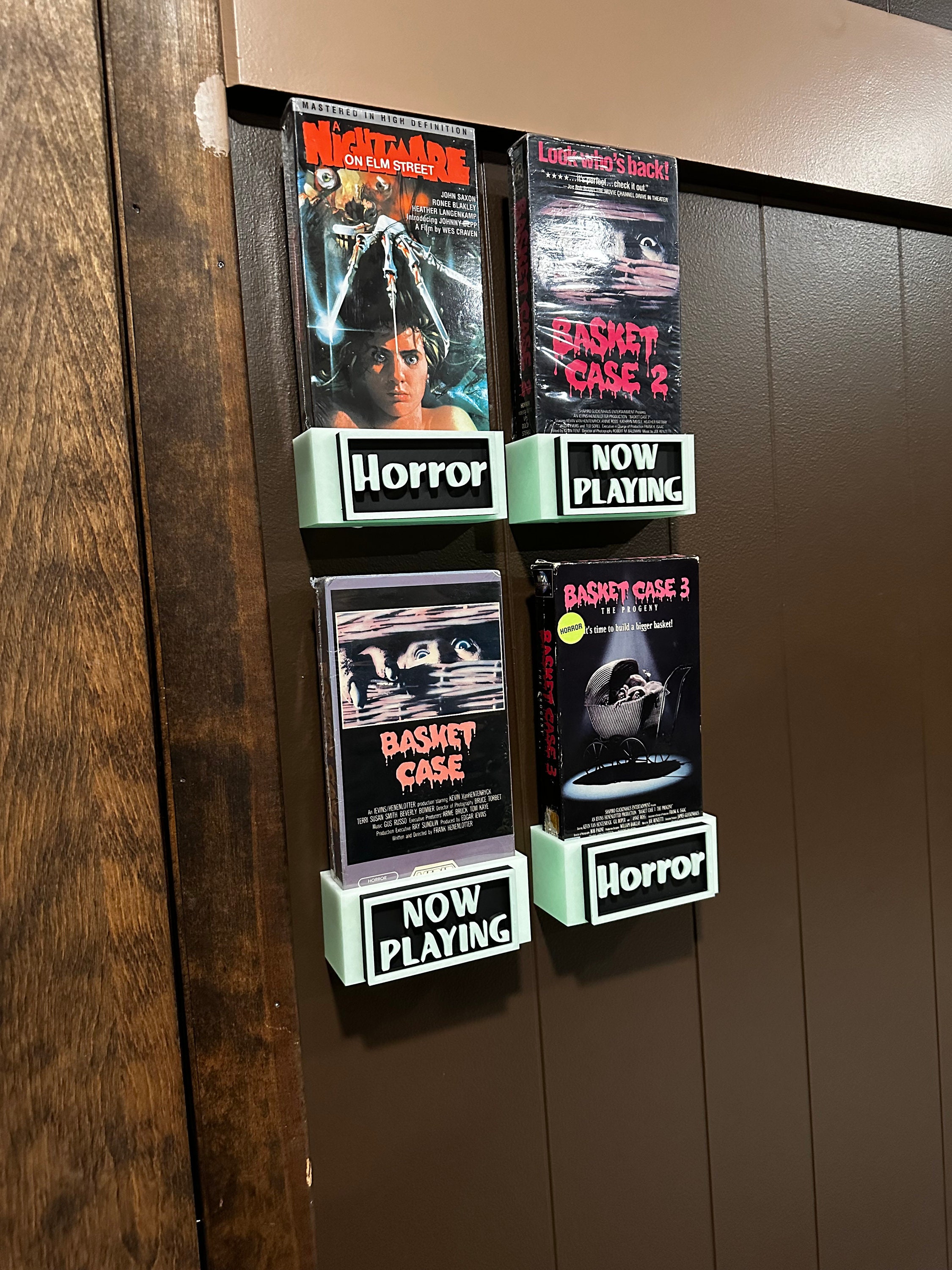 Pack of 2 Glow in the Dark VHS Wall Mounts - Etsy