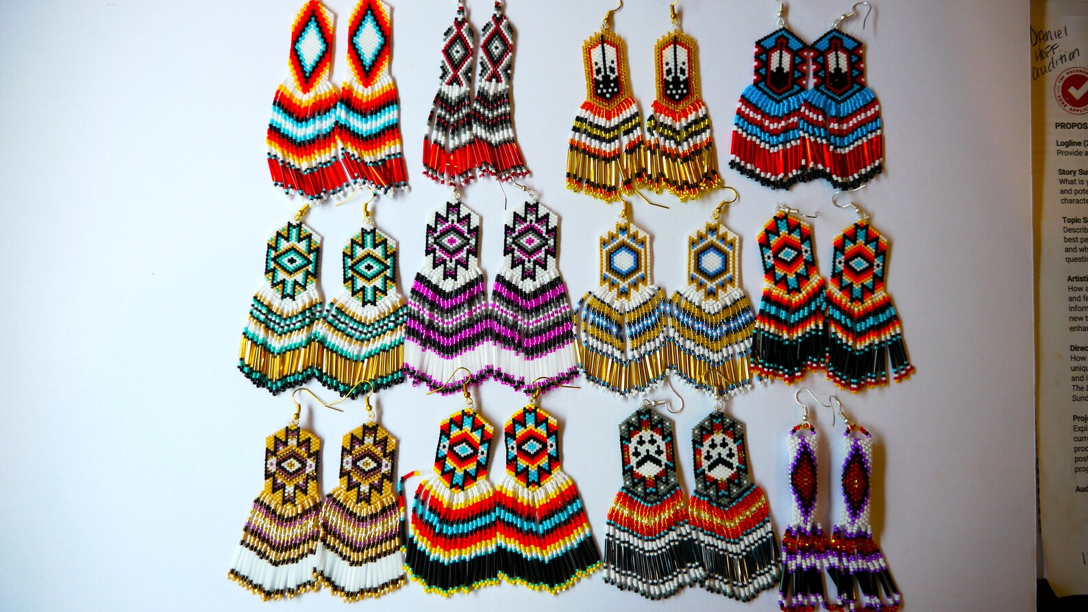 Tumbleweed Prairie | Handmade Earrings, Native American Bead Fringe ...