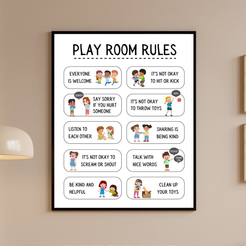 Playroom Rules - Etsy