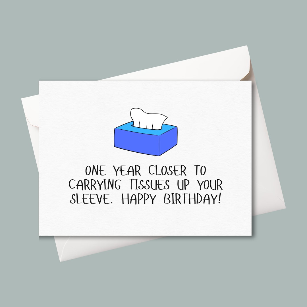 Printable Birthday Card | Digital Birthday Card | Funny Sarcastic Old ...