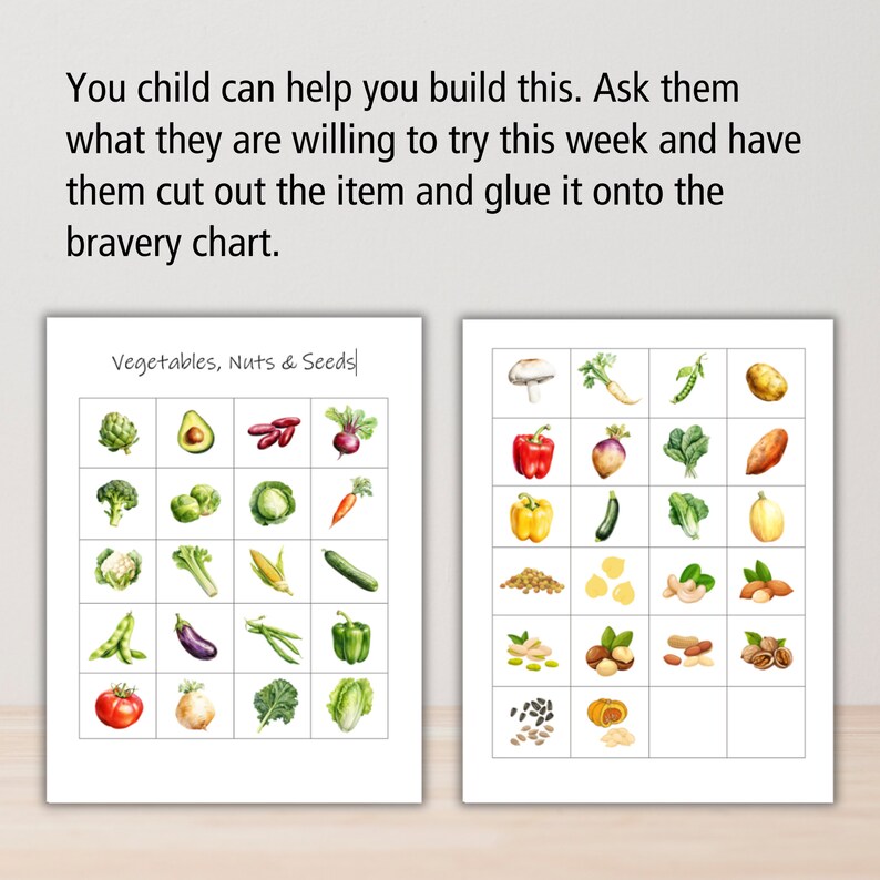 Healthy Eating Kids Food Planner Help Picky Eaters Try New Food ...