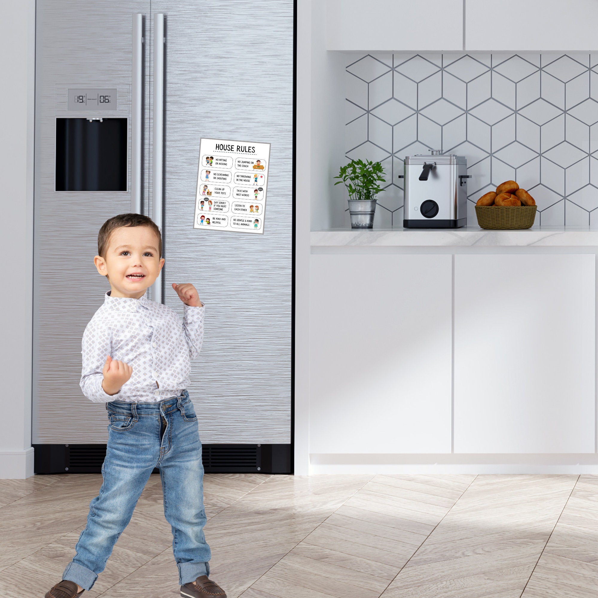 House Rules for Kids Family House Rules Easy-to-understand With ...