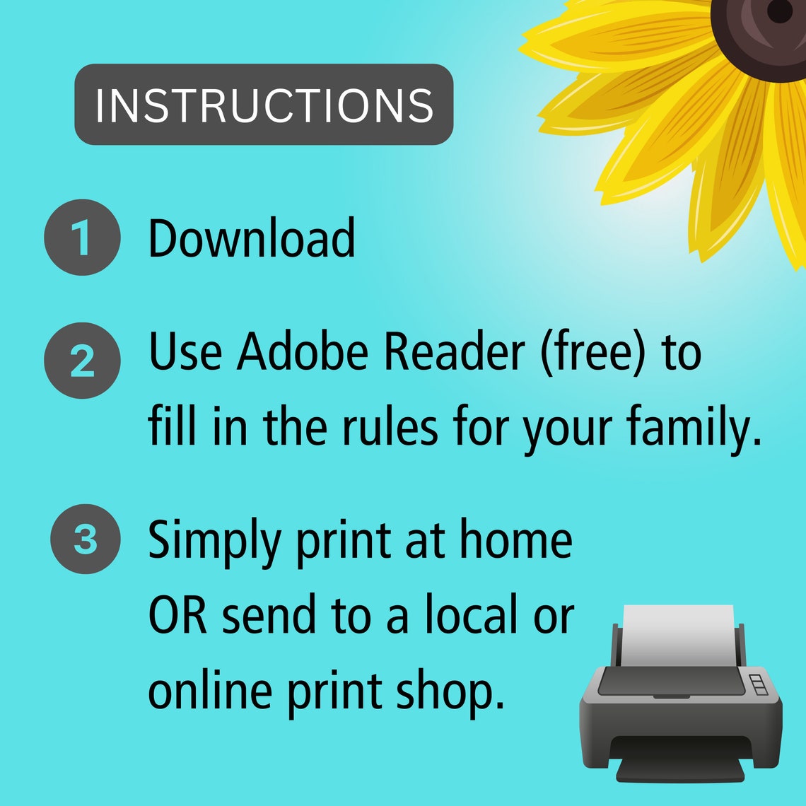 Screen Time Rules Editable Template House Rules for Screens, Devices ...