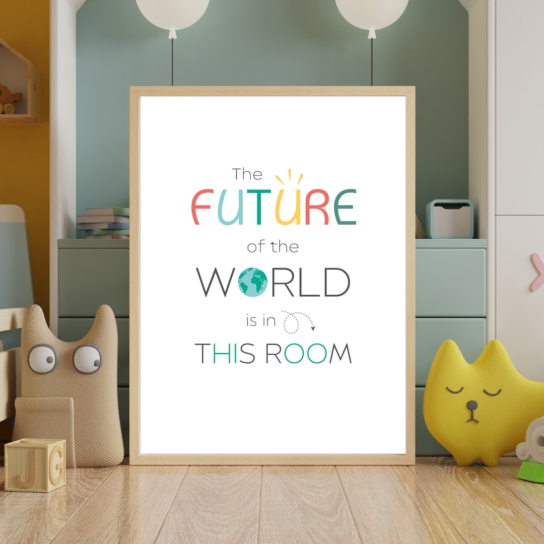Inspiring Classroom Poster | Kids Playroom Posters | Homeschool Decor ...