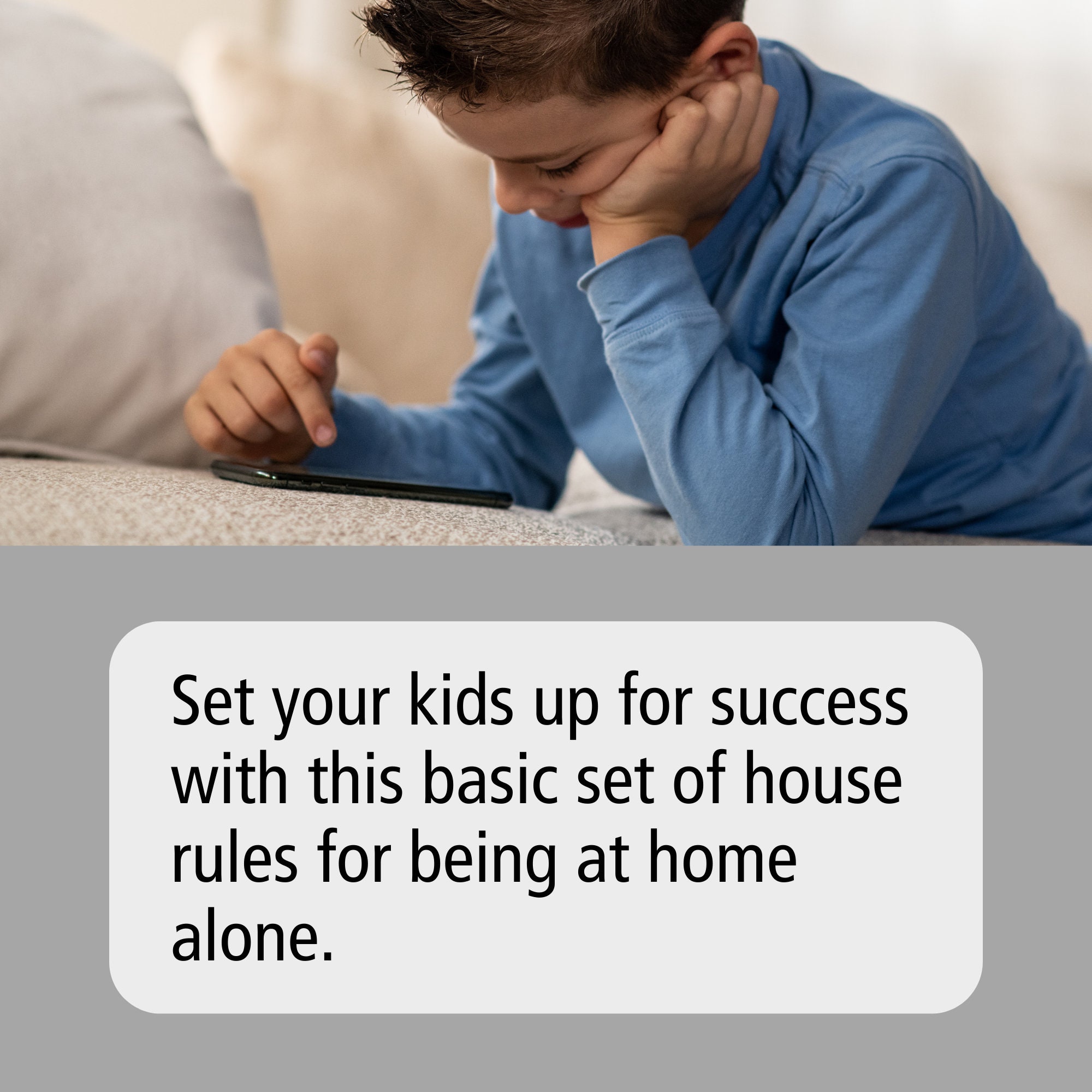 Home Alone House Rules for Kids | Family Rules for Kids Staying Home ...