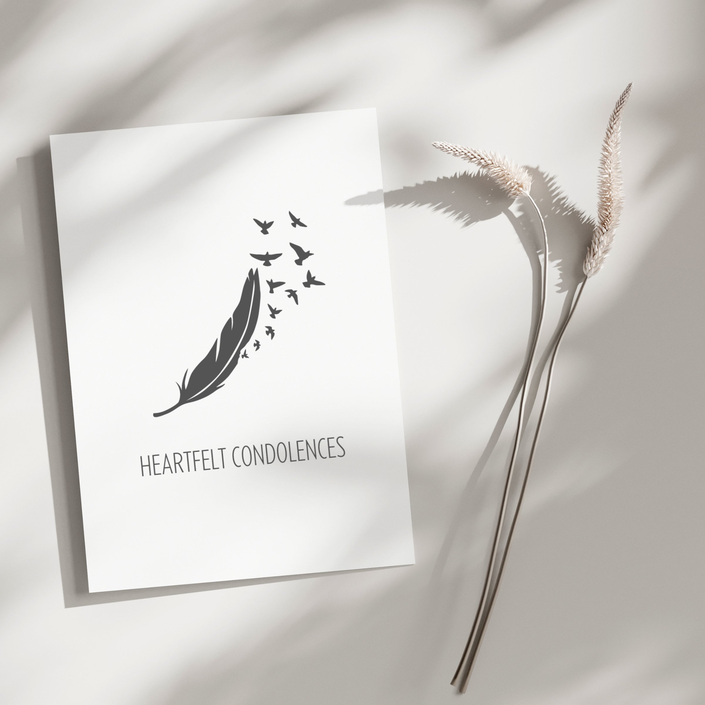 Sympathy Card Printable Condolence Card Instant Download Grief and Loss ...