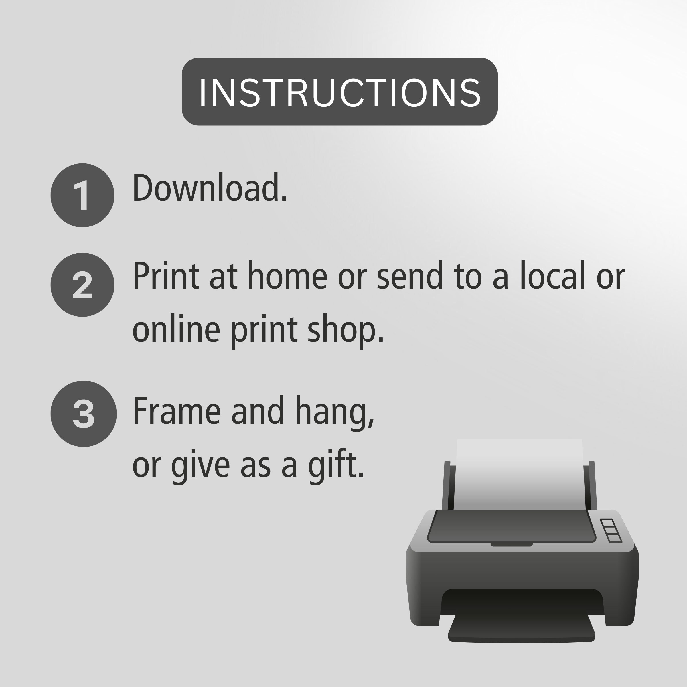 Life Printable Wall Art | Everything Happens for A Reason | Positive ...