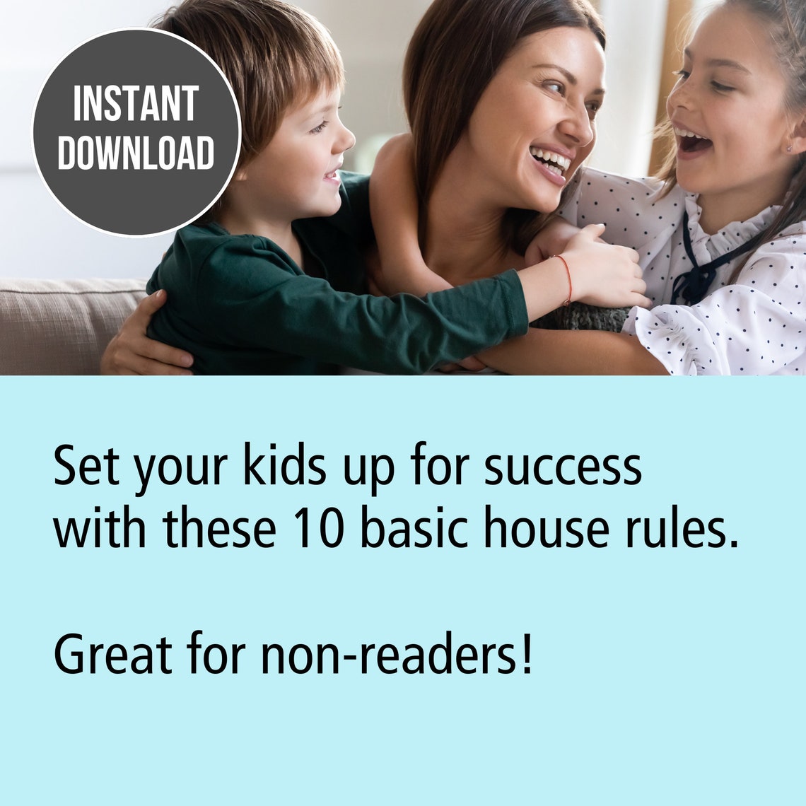 House Rules for Kids | Family House Rules | Easy-to-understand With ...