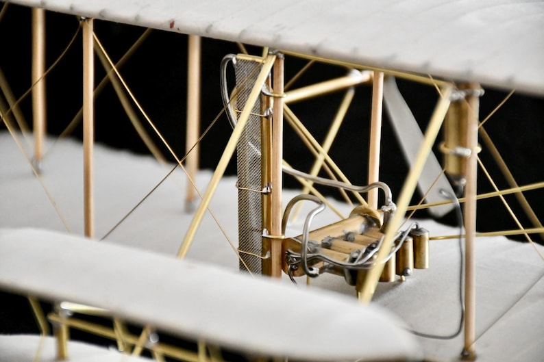 Brass Wire and Cotton Cloth Model of the Wright Flyer - Etsy