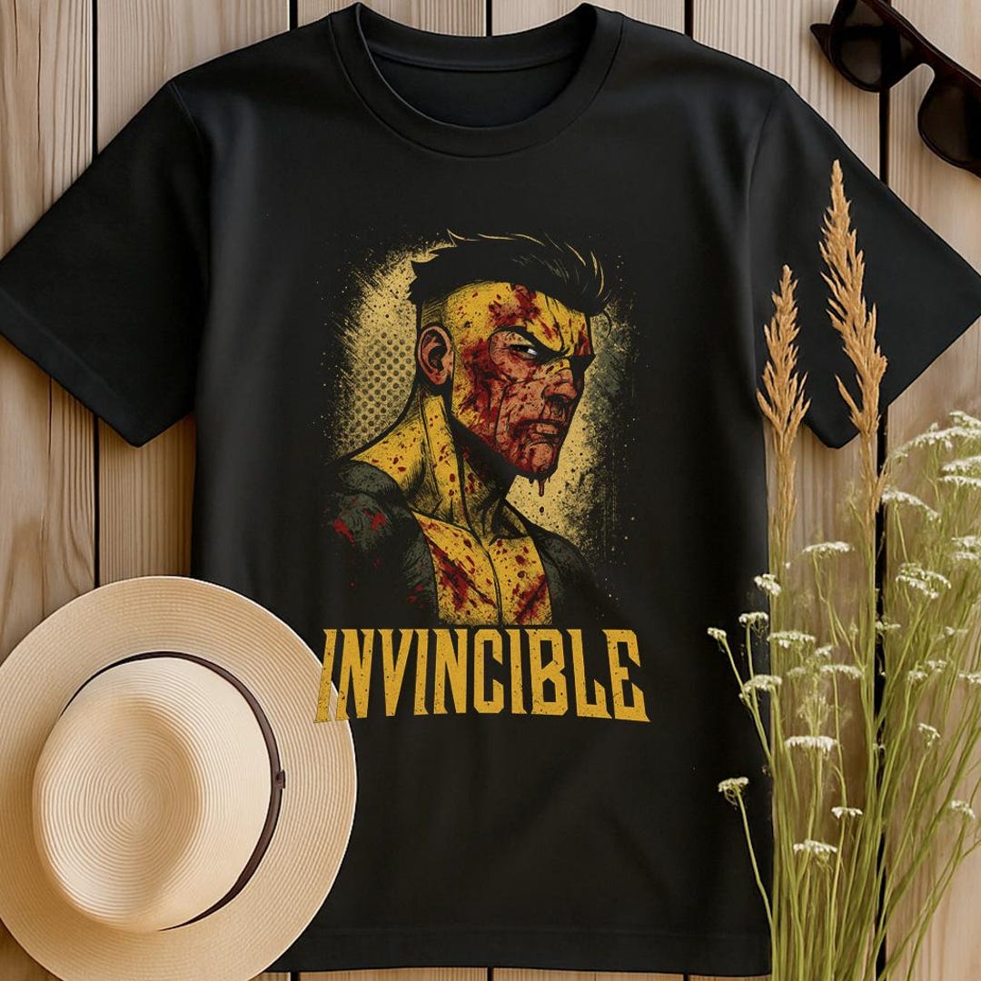 Invincible Shirt, Invincibles Mark Grayson Shirt, Gritty Superhero ...