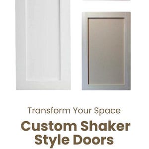 Shaker Style Doors and Drawer Fronts for Replacements or New Cabinets ...
