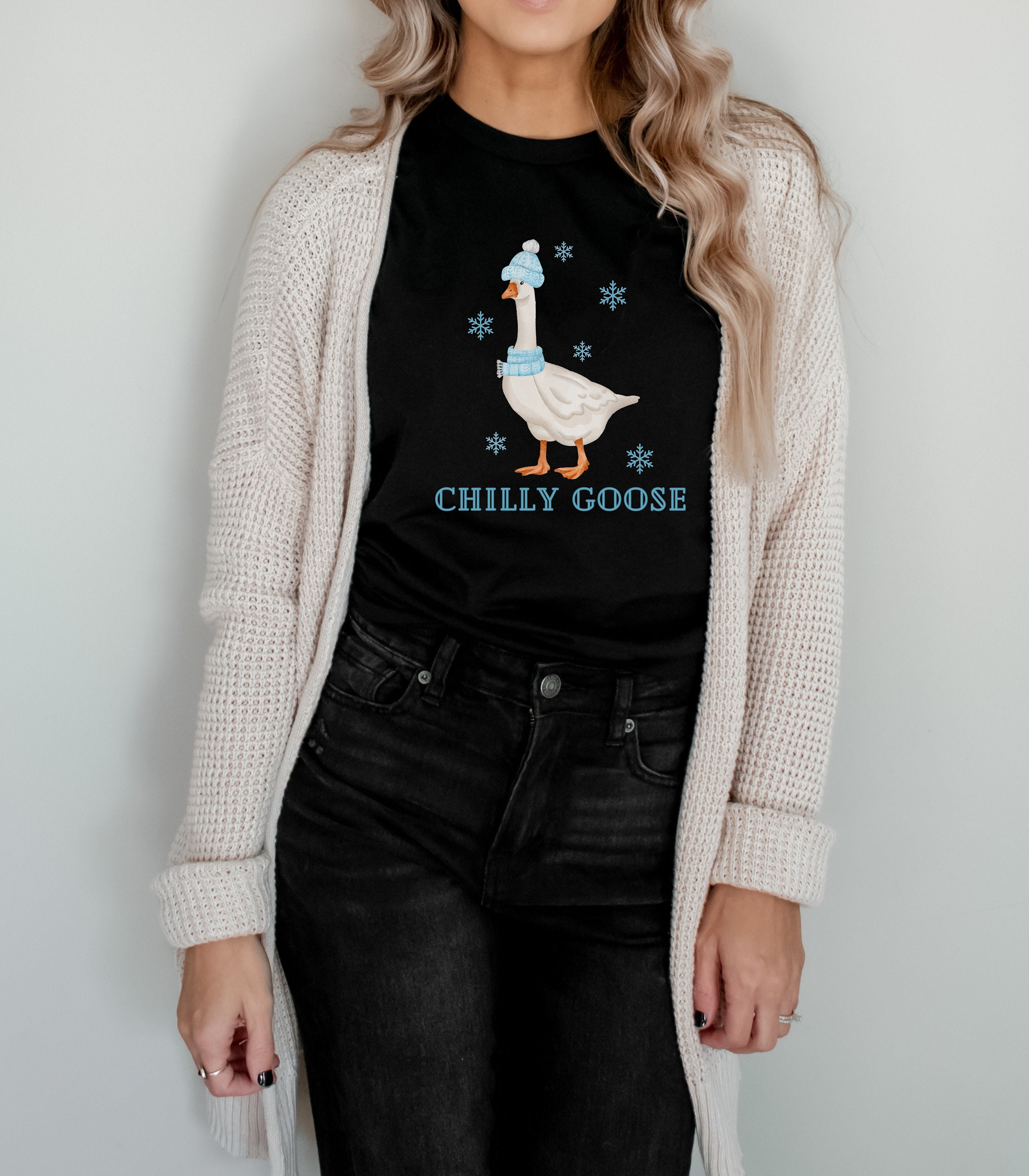 Chilly Goose Shirt Goose Bumps Goose Shirt Ironic Shirt Yes Im Cold ...