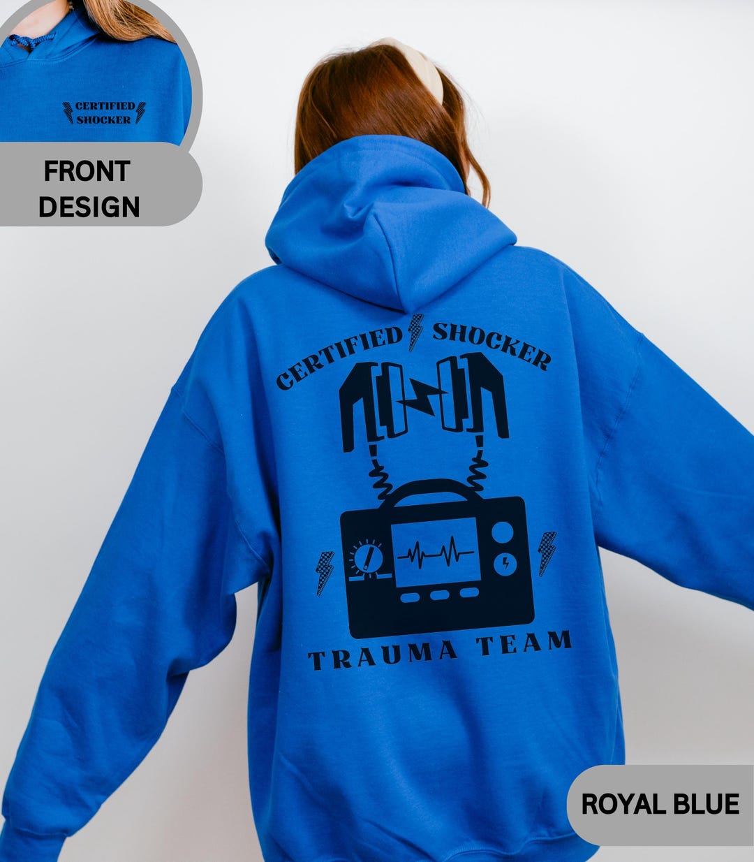 Trauma Team Emergency Medicine Nurse Hoodie Cardiac Nurse ER Nurse ...