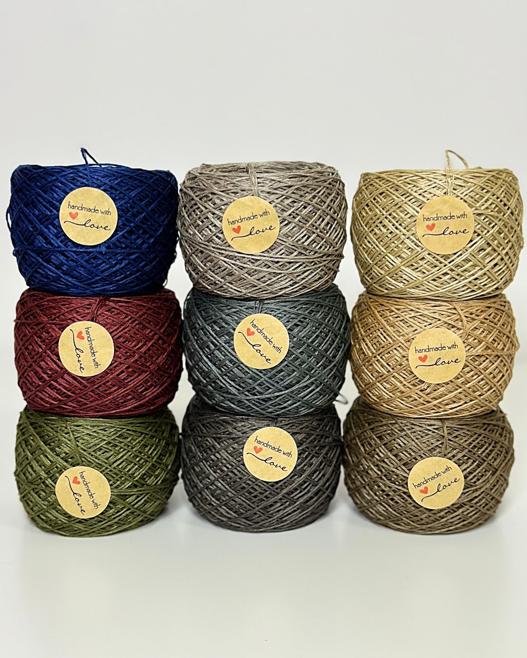 LINEN Yarns, 50g/150m, 100g/300m, on Cone, 9 Colors, Yarn From Italy ...