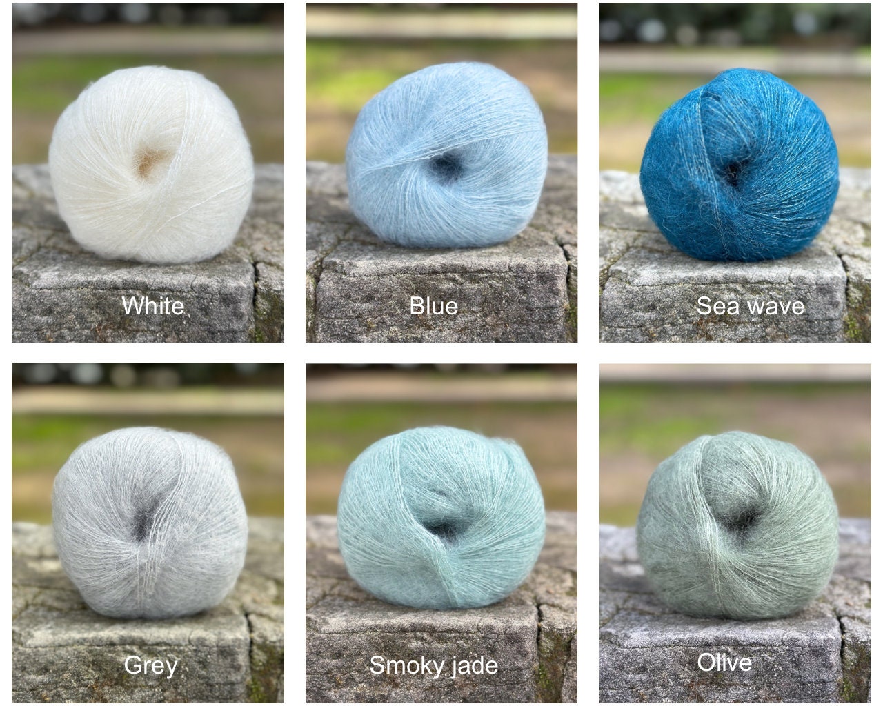 Kid Mohair Silk Yarn Design Luxury Glossy Fluffy Knitting Wool Knitting ...