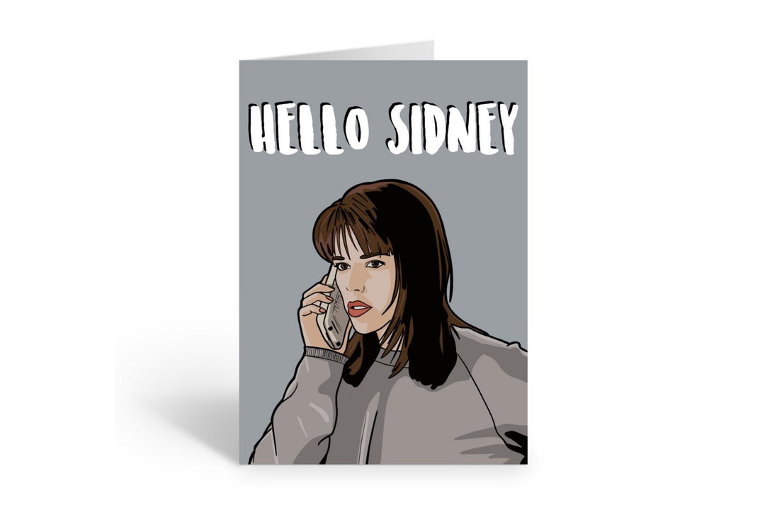 Scream, hello Sidney Card, A6 Greeting Card - Etsy