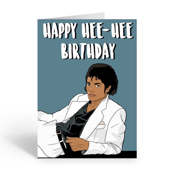 Michael Jackson Birthday Card - Etsy