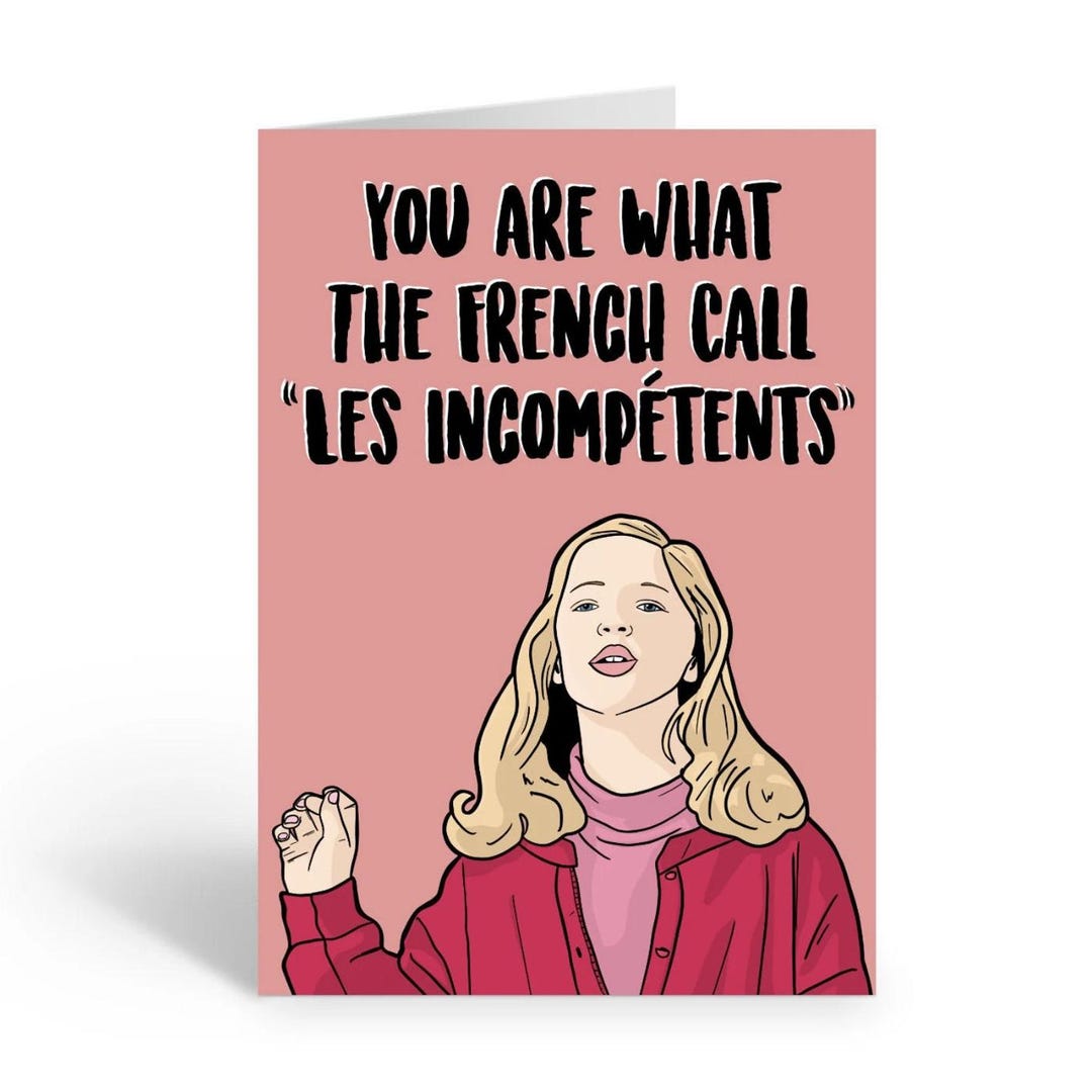 Home Alone you Are What the French Call Les Incompétents, A6 Greeting ...