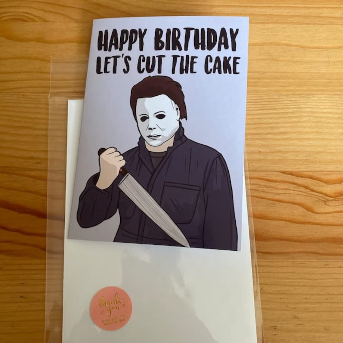 Michael Myers, Halloween happy Birthday, Let's Cut the Cake A6 Birthday ...