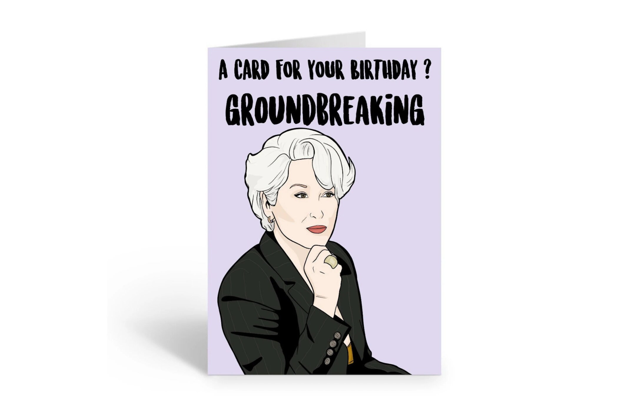Miranda Priestly Birthday Card, the Devil Wears Prada, A6 Greeting Card ...