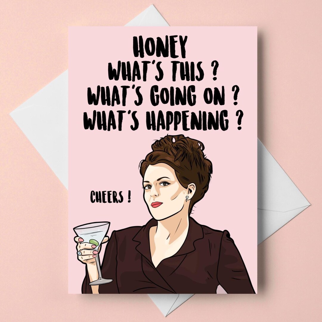 Birthday / Friendship Card - Karen Walker - Will & Grace - A6 Greeting ...
