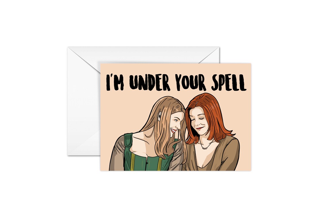 Tara & Willow, Buffy the Vampire Slayer i'm Under Your Spell A6 ...