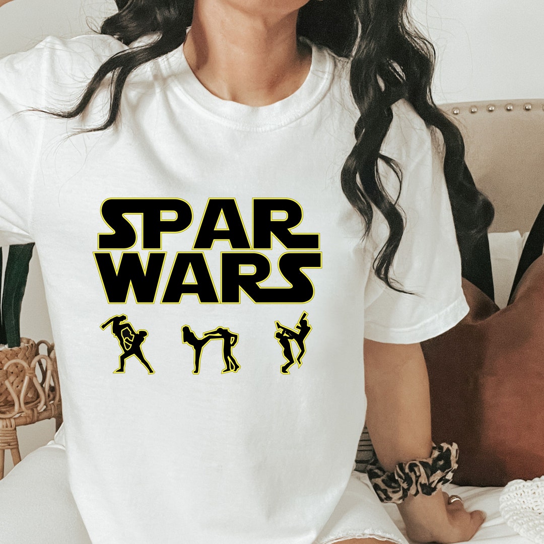 Spar Wars T-shirt, Funny Mixed Martial Arts Tshirt, Star Wars Inspired ...