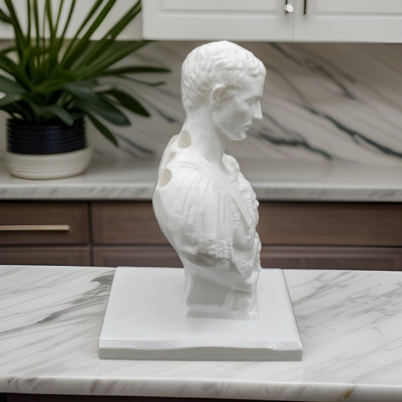 Julius Caesar Statue Office Desk Pen Holder Office Desk Organizer ...