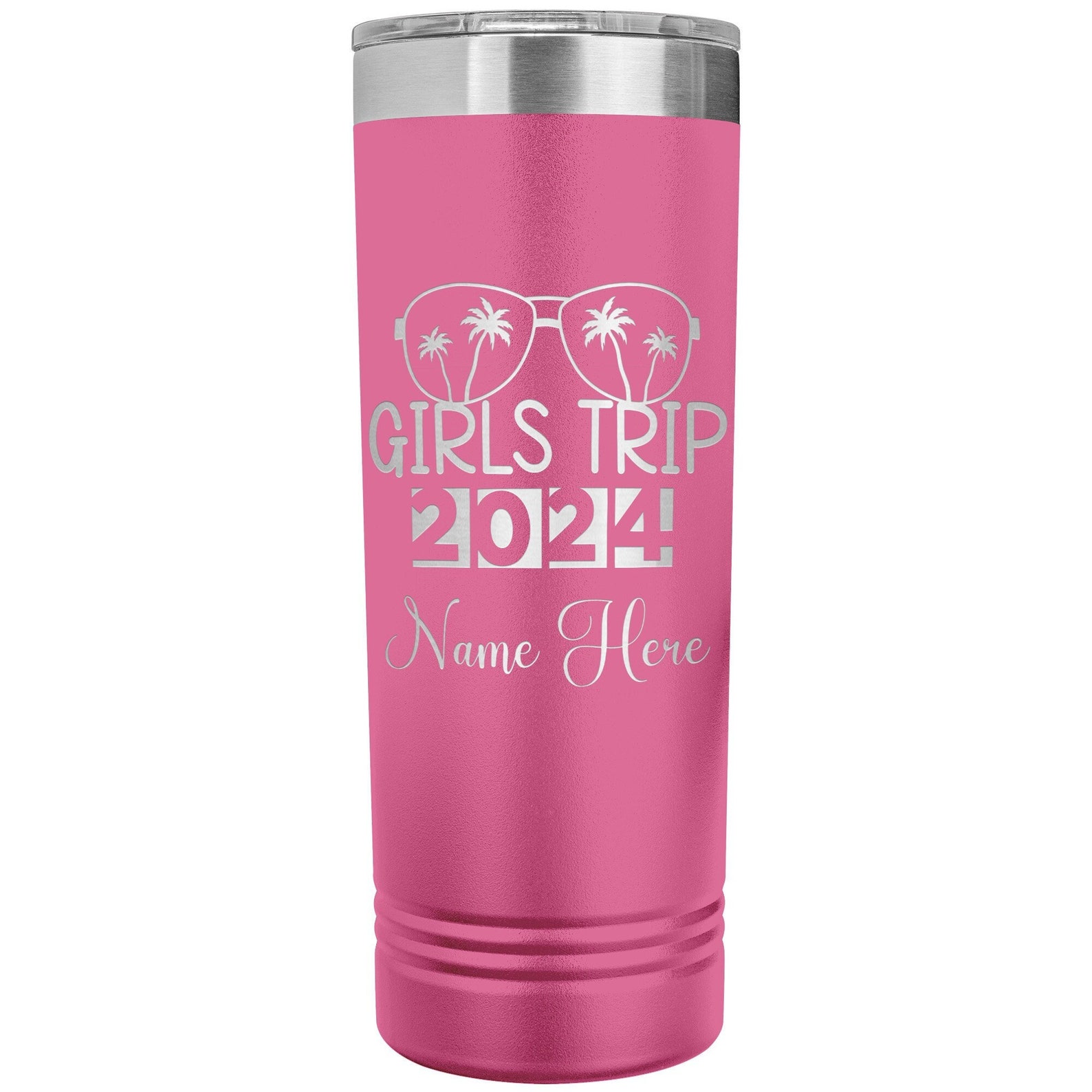 Personalized Vacation Tumbler, Girls Vacation Cups, Beach Vacation ...
