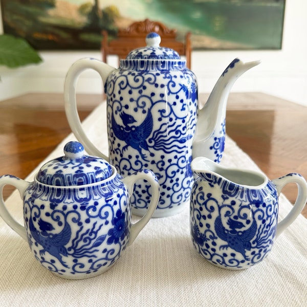 Antique Japan Porcelain Coffee Pot - Etsy